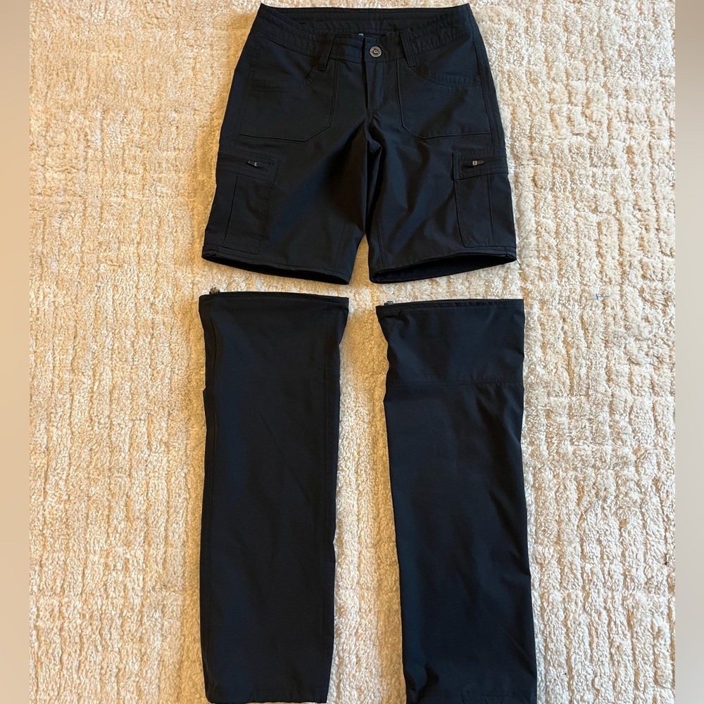 Kuhl Kliffside Convertible Cargo Pants Black Women’s … - Gem